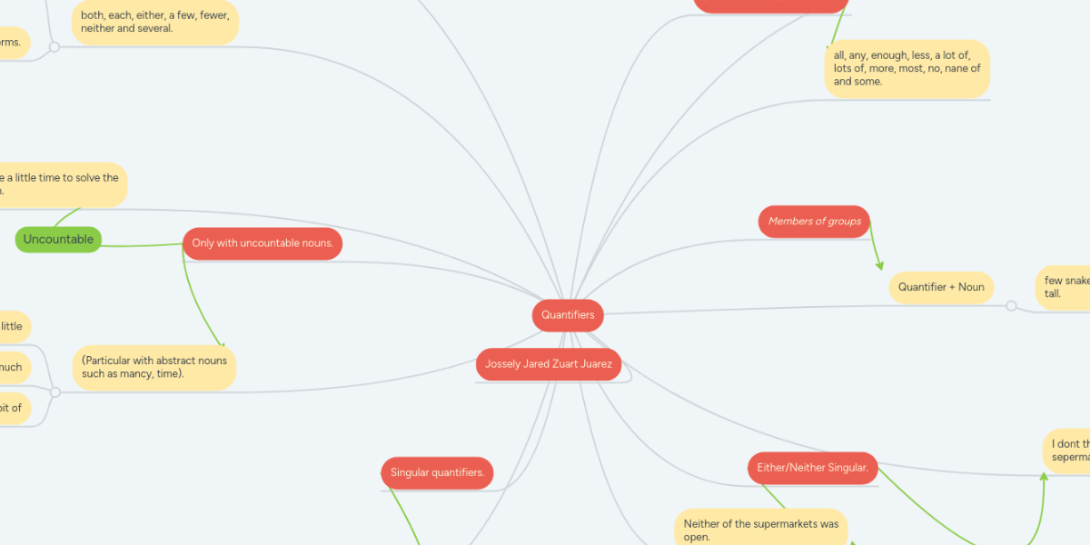 Quantifiers | MindMeister Mind Map