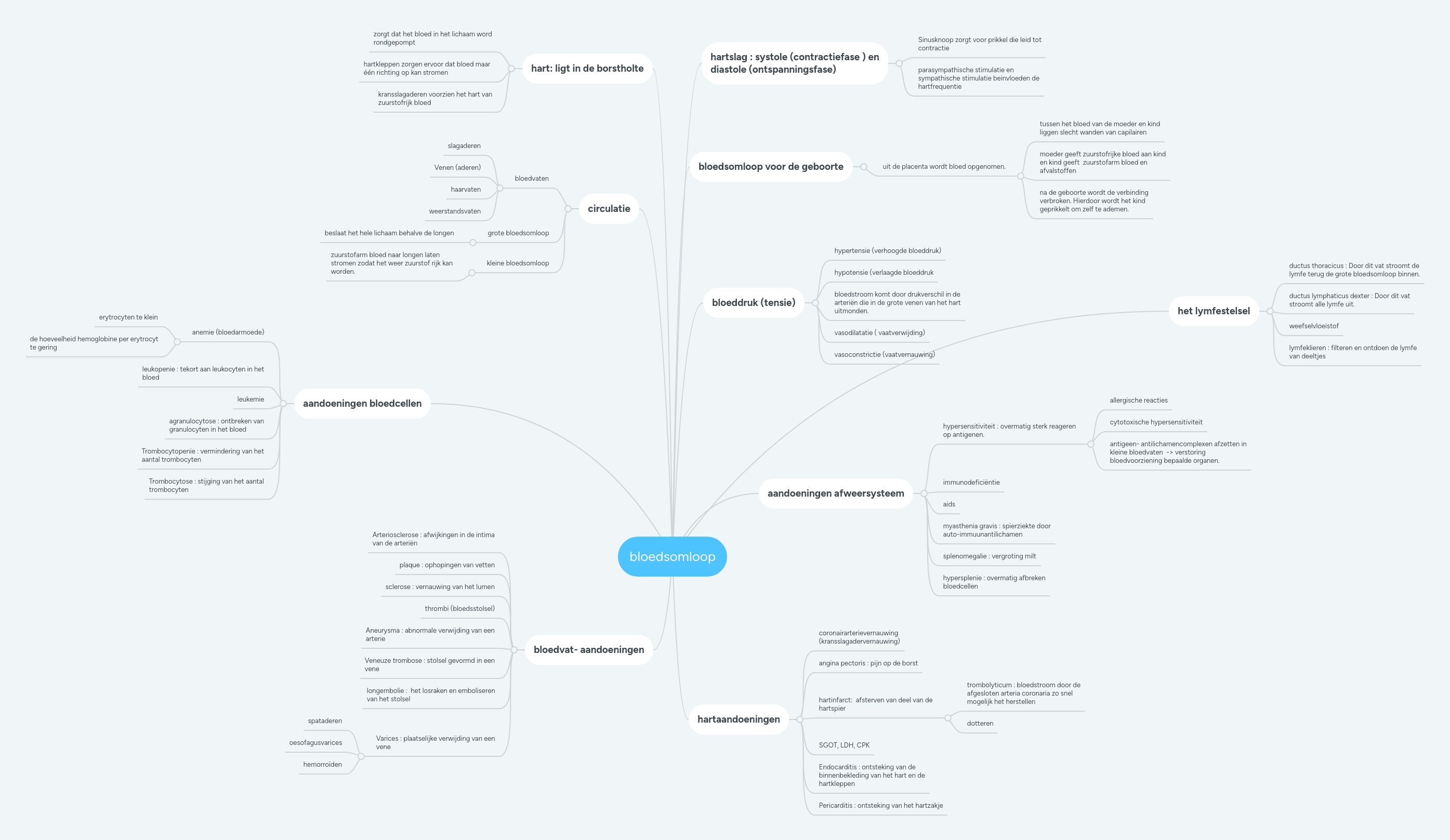 bloedsomloop | MindMeister Mindmap
