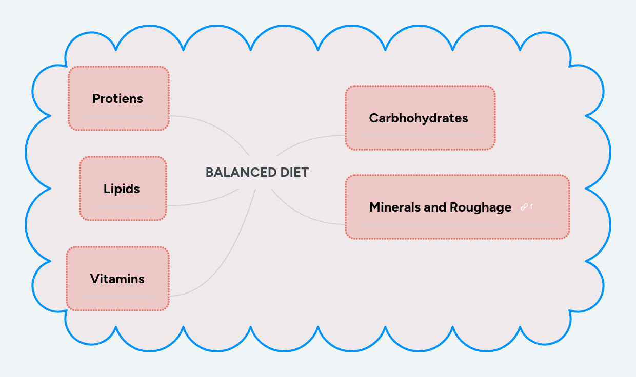 BALANCED DIET | MindMeister Mind map