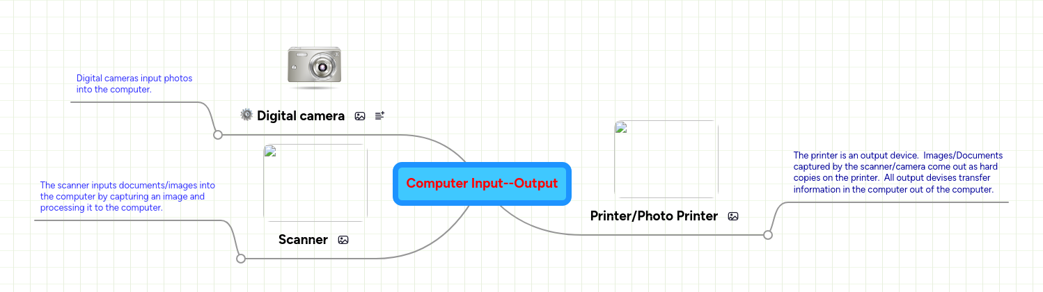 Computer Input--Output | MindMeister Mind Map