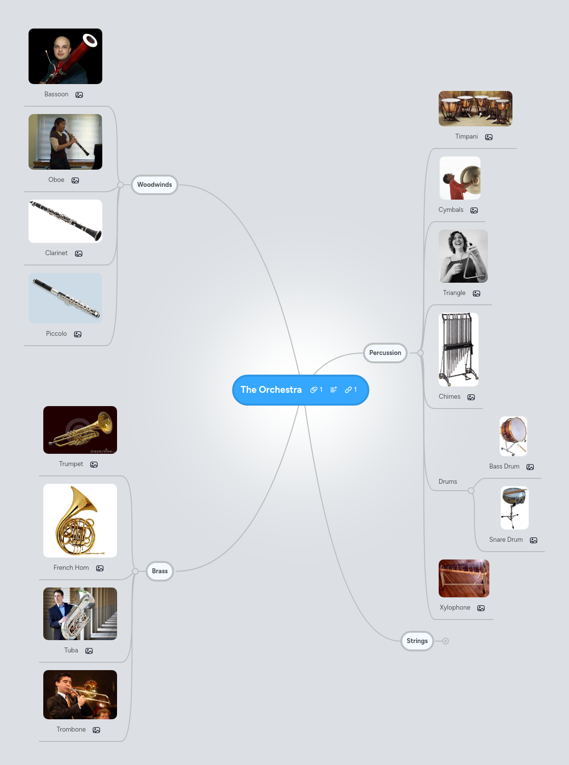 The Orchestra | MindMeister Mind map