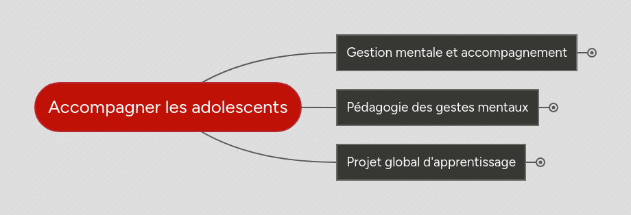 Accompagner les adolescents | MindMeister Mind map