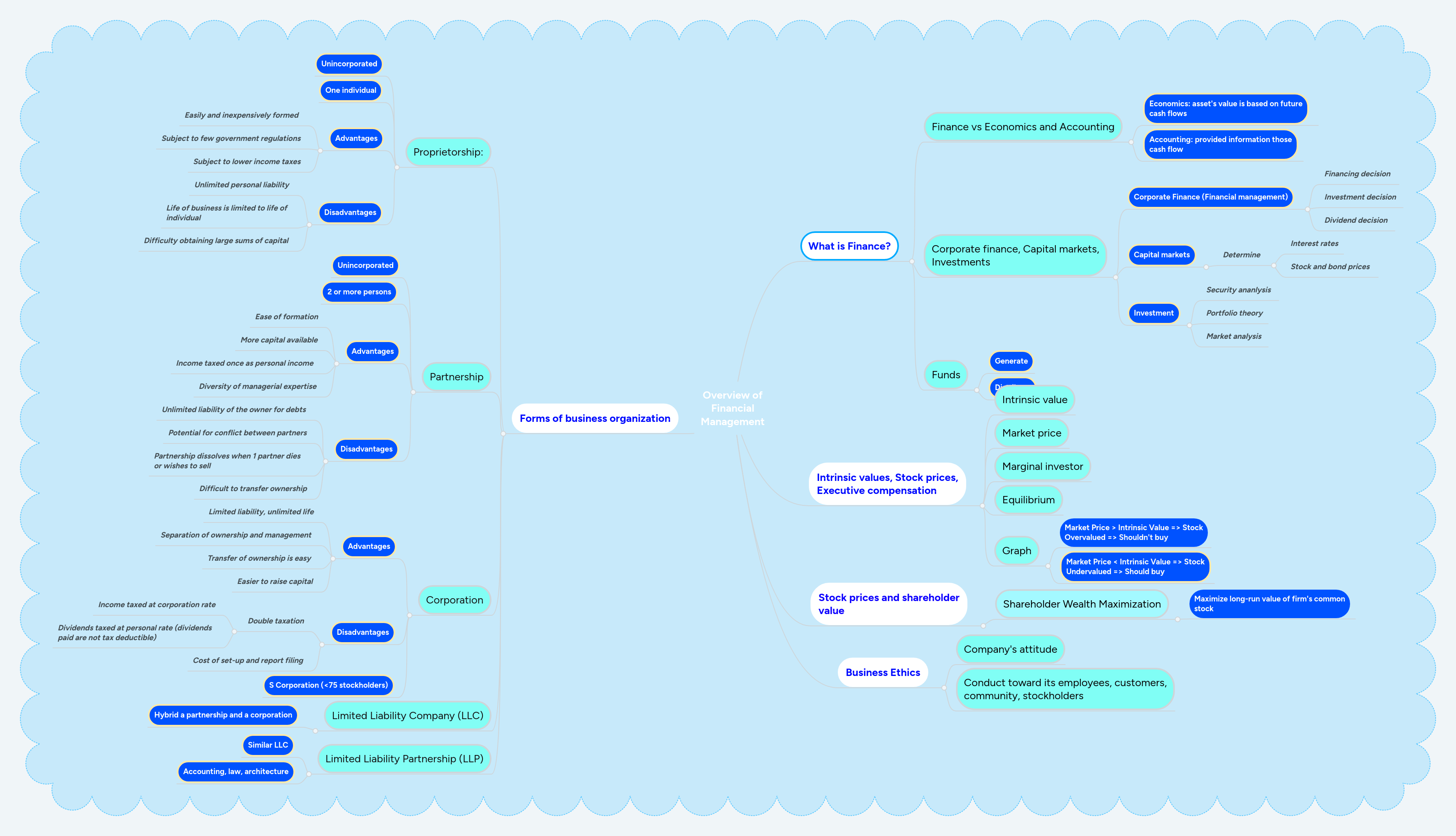 Overview of Financial Management | MindMeister Mind map
