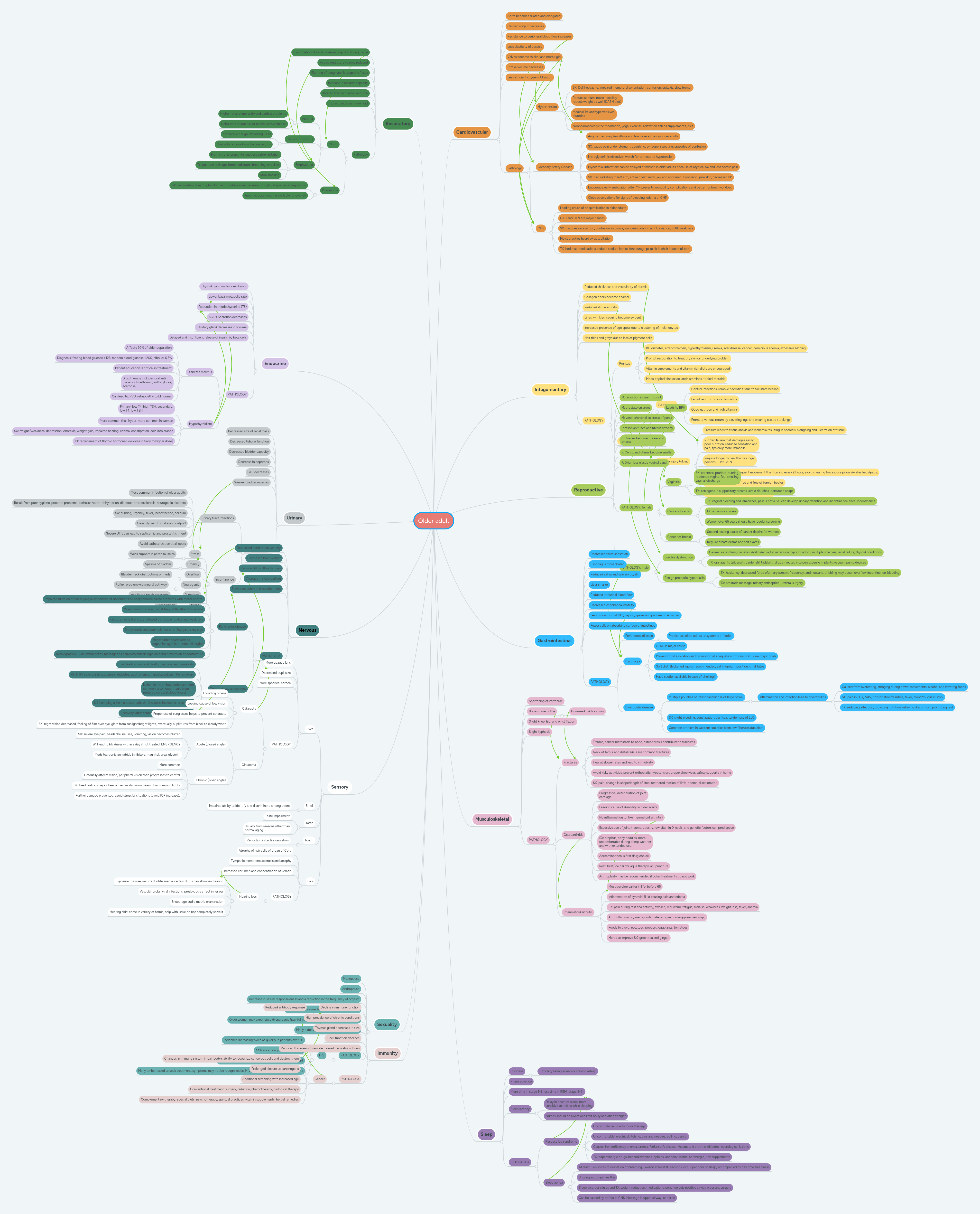 Older adult | MindMeister Mind Map