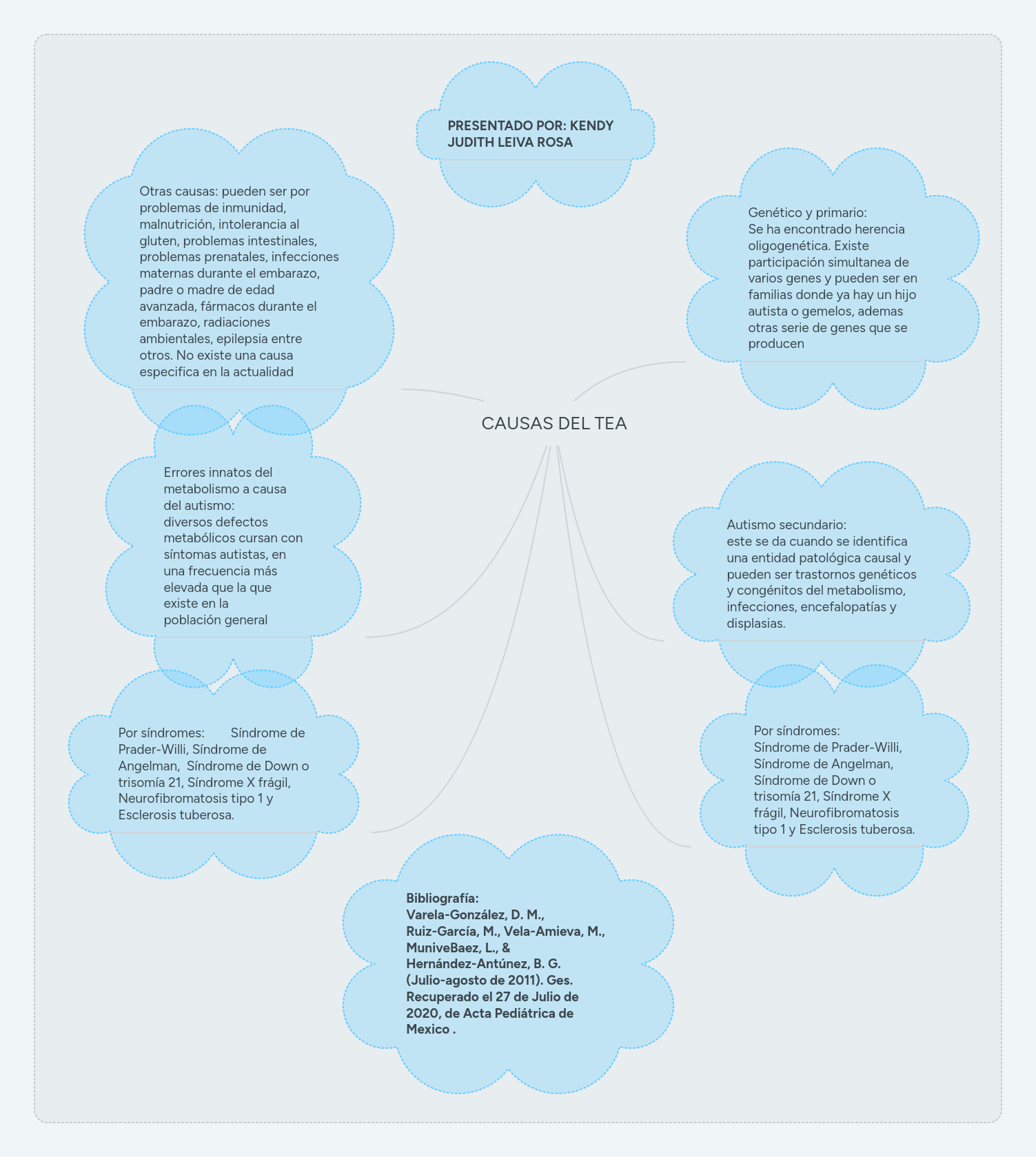 CAUSAS DEL TEA | MindMeister Mapa mental