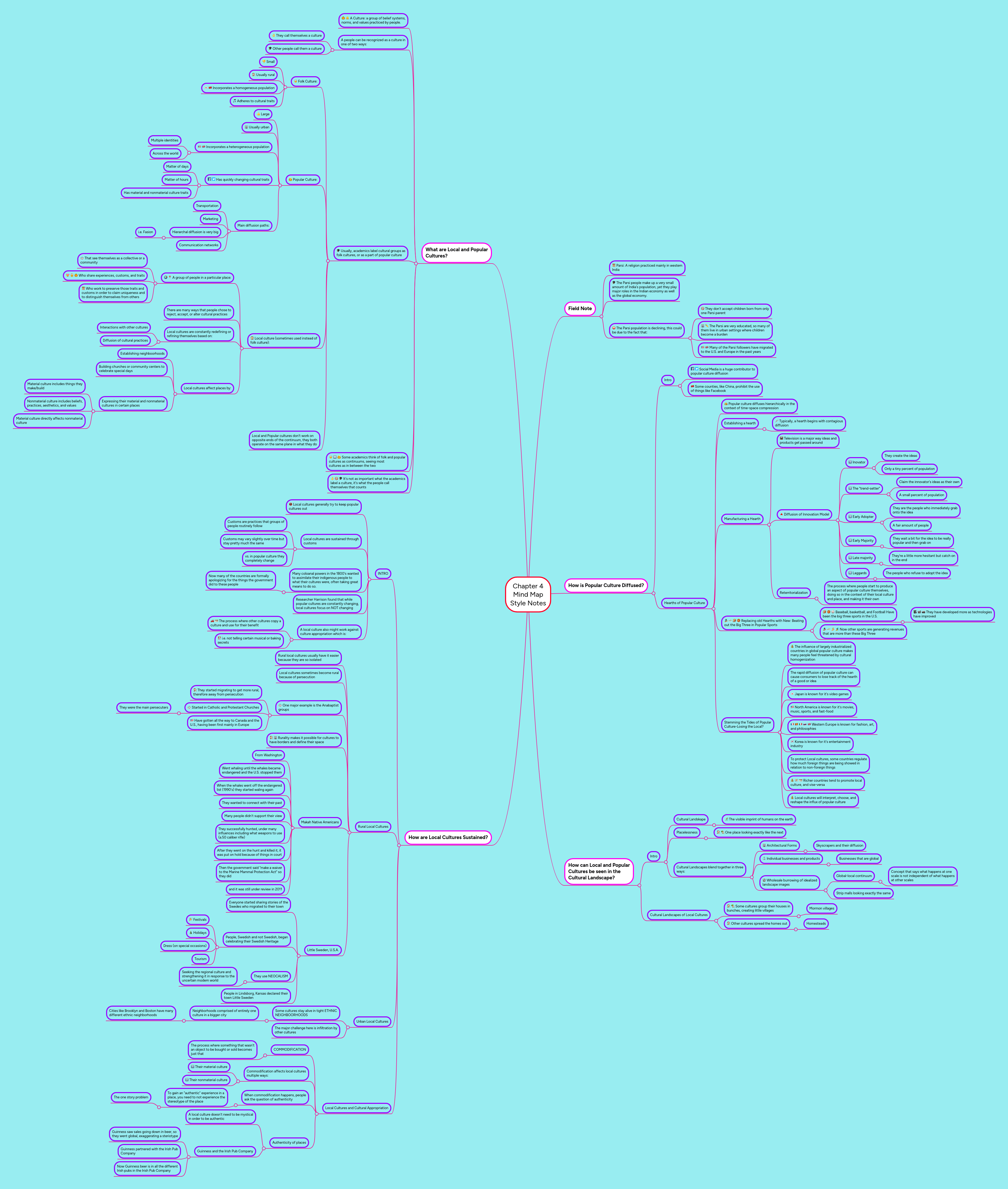 Chapter 4 Mind Map Style Notes | MindMeister Mind map