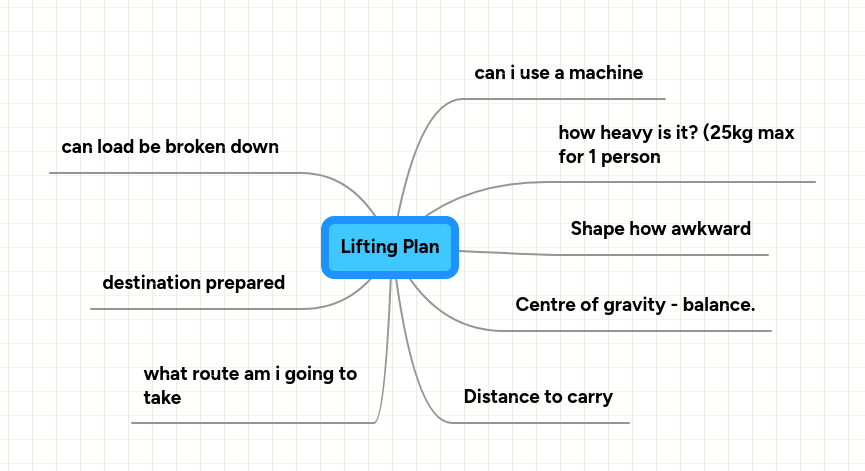 Lifting Plan | MindMeister Mind map