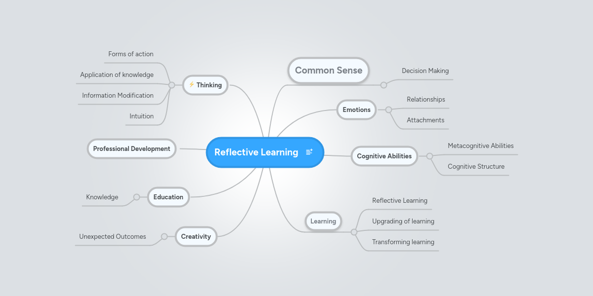Reflective Learning | MindMeister Mind Map