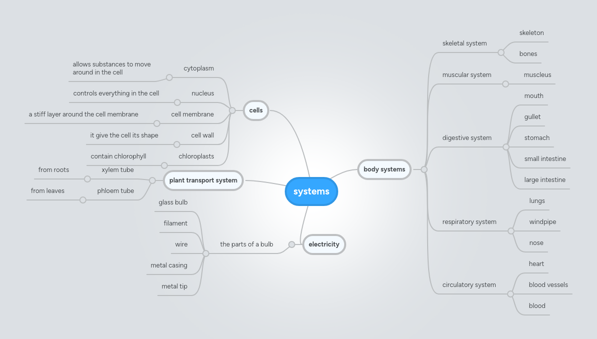 systems | MindMeister Mind Map
