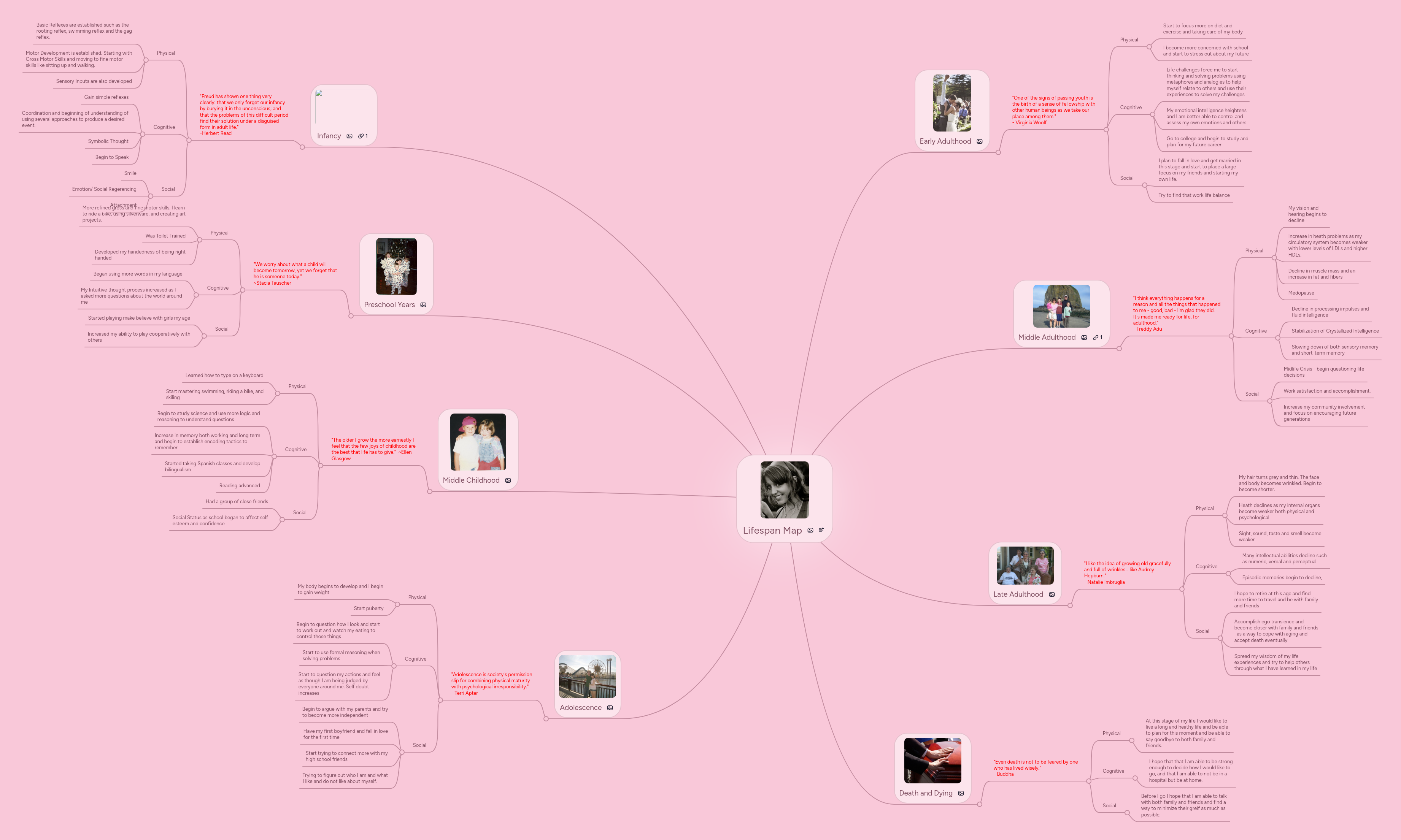 Lifespan Map | MindMeister Mind Map