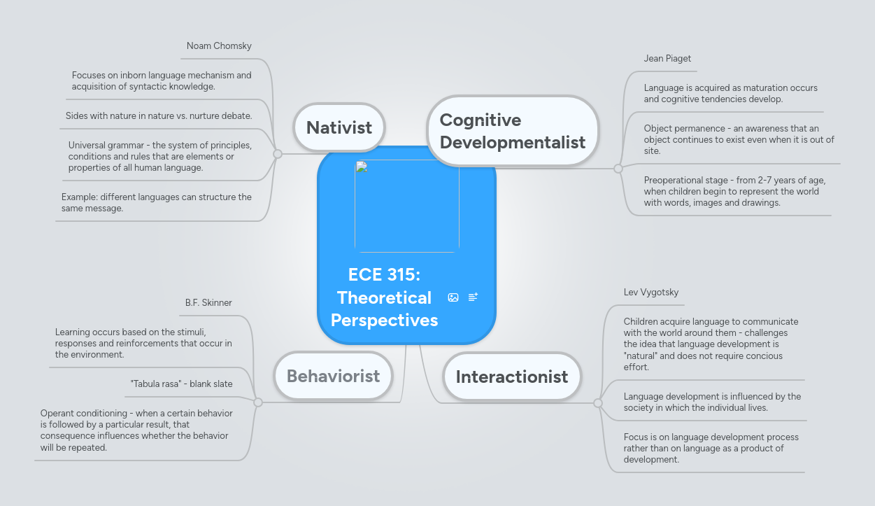 ECE 315: Theoretical Perspectives | MindMeister Mind Map