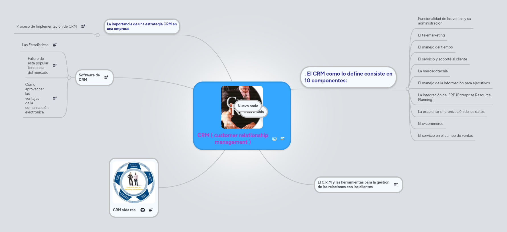 CRM ( customer relationship management ) | MindMeister Mapa mental