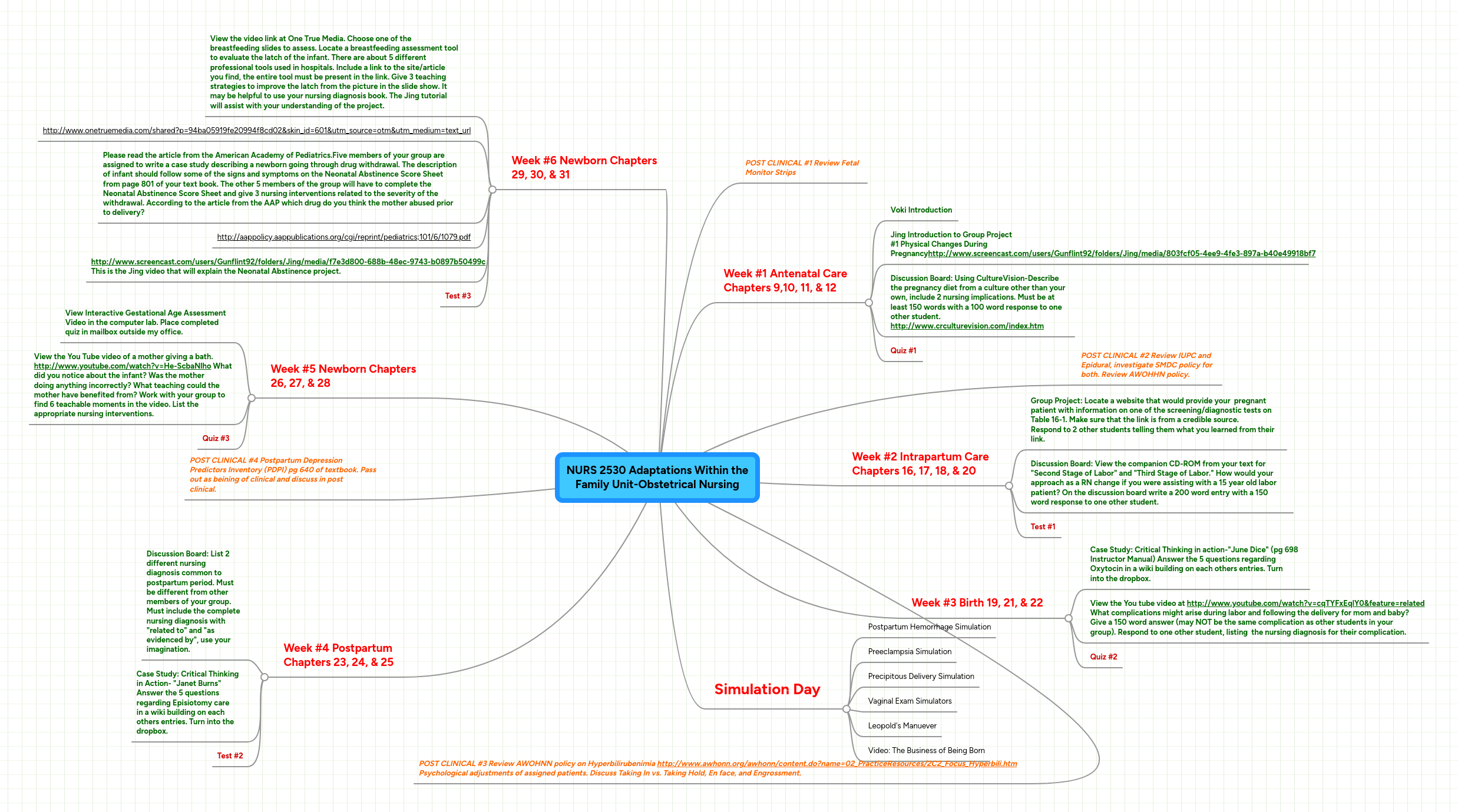 Postpartum Hemorrhage Concept Map