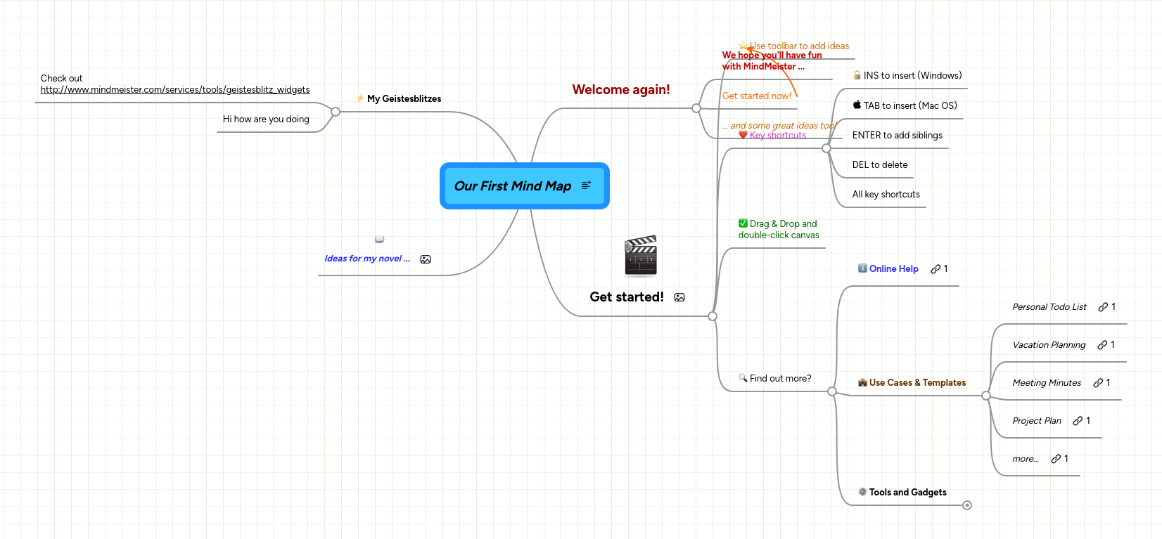 Our First Mind Map | MindMeister Mind map