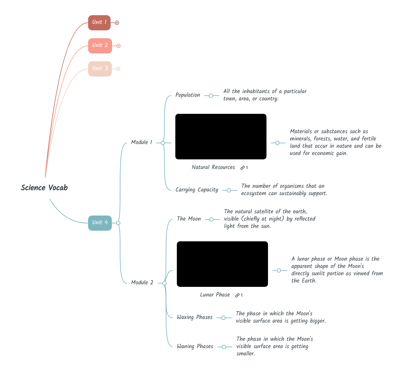 Science Vocab | MindMeister Mind Map