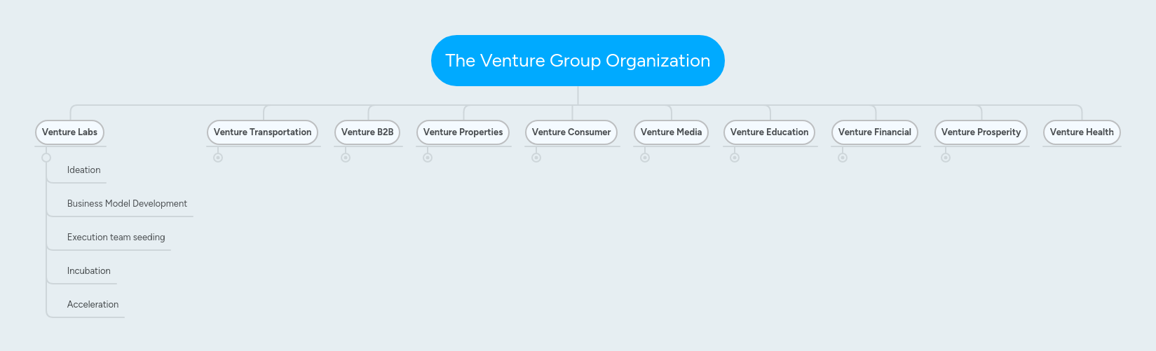 The Venture Group Organization | MindMeister Mind Map