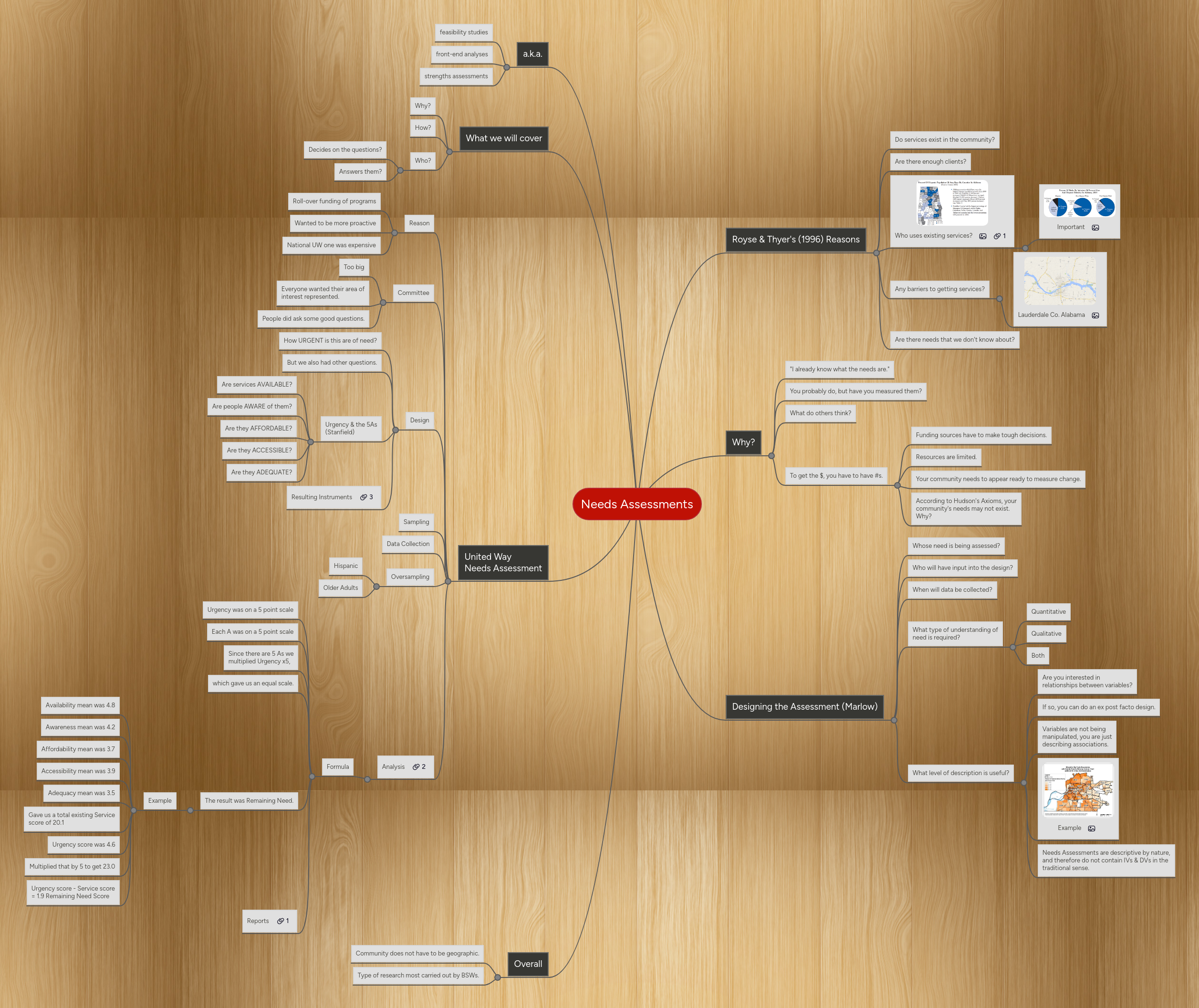 Needs Assessments | MindMeister Mind map