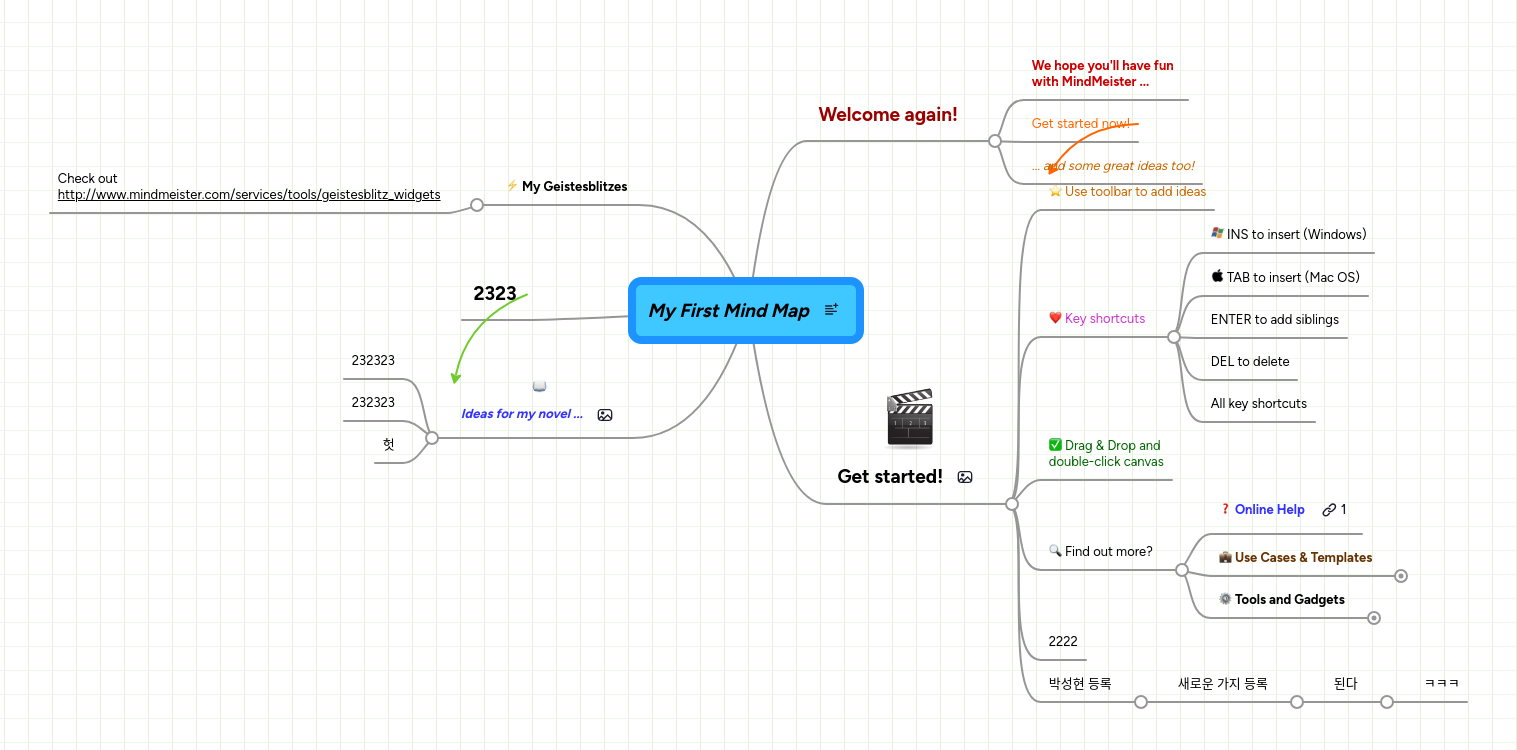 My First Mind Map | MindMeister Mind Map