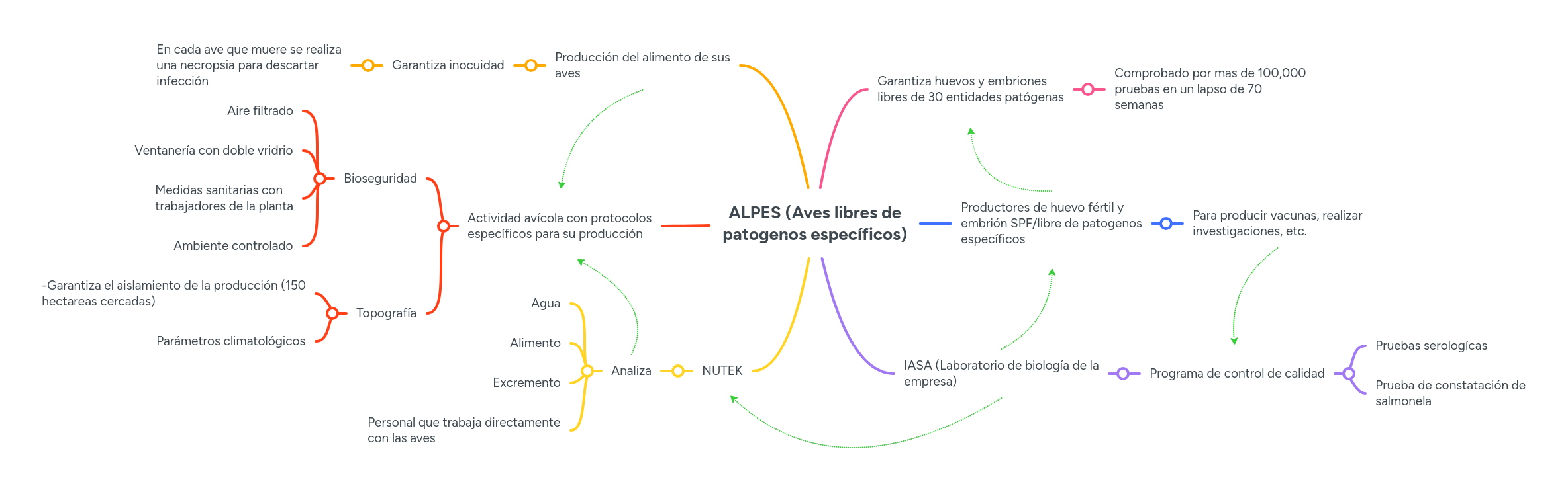 ALPES (Aves libres de patogenos específicos) | MindMeister Mapa Mental