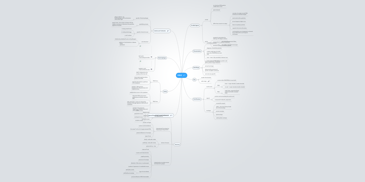VIRUS | MindMeister Mind Map