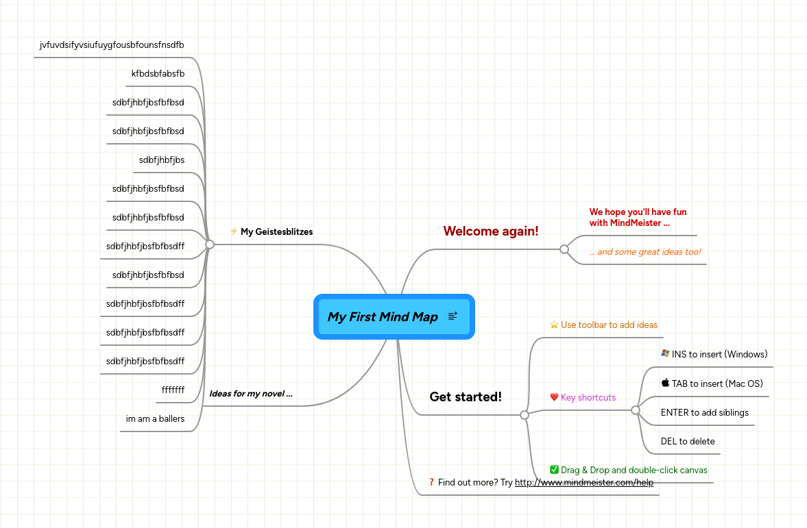 My First Mind Map | MindMeister Mind map