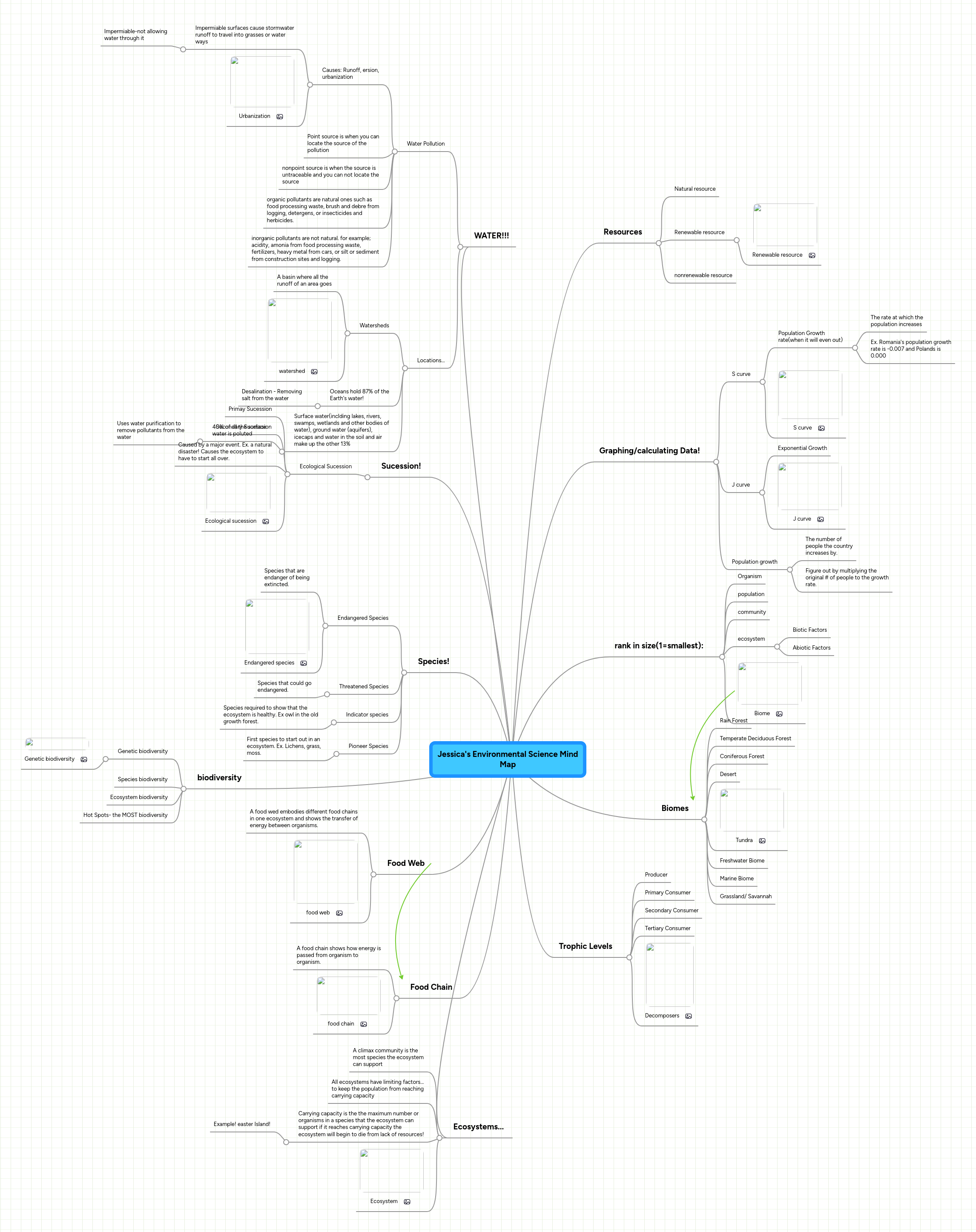 Jessica's Environmental Science Mind Map | MindMeister Mind Map