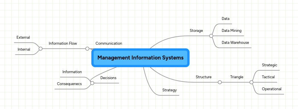 Management Information Systems | MindMeister Mind map