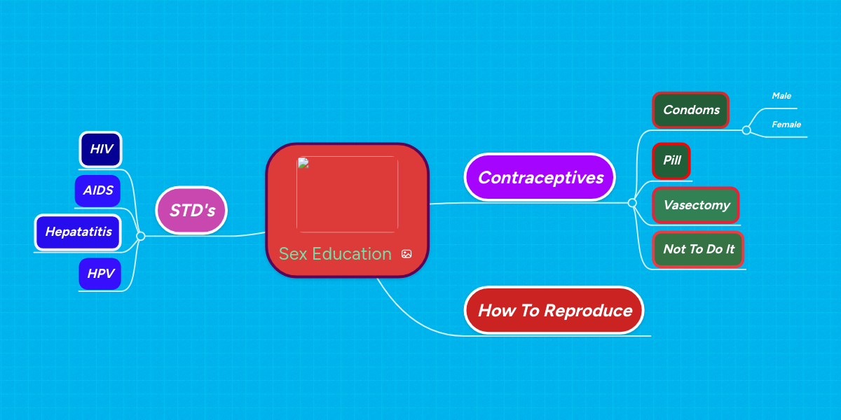 Sex Education Mindmeister Mind Map