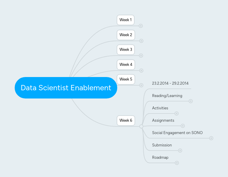 Data Scientist Enablement | MindMeister Mind map