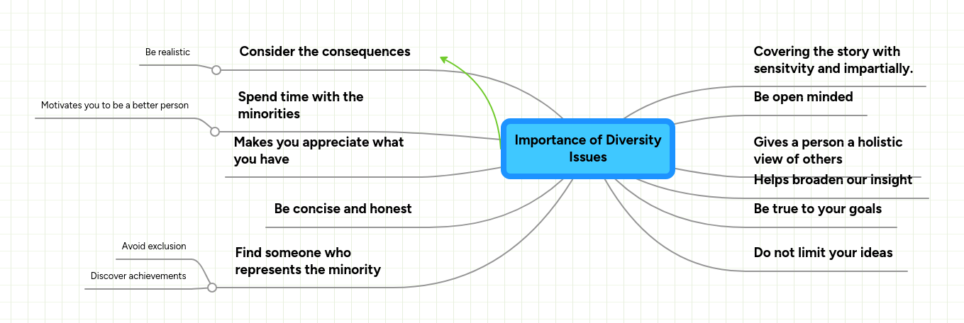 Importance of Diversity Issues | MindMeister Mind Map