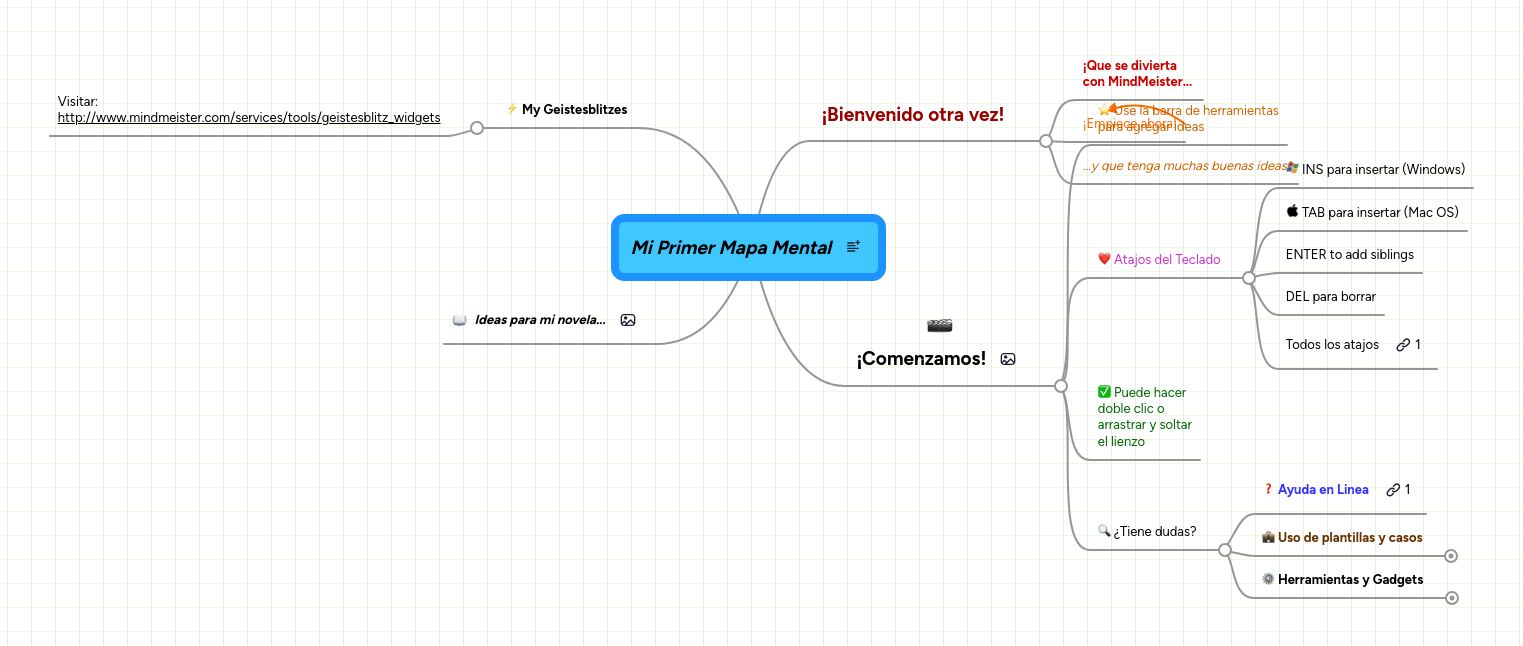 Mi Primer Mapa Mental | MindMeister Mapa Mental