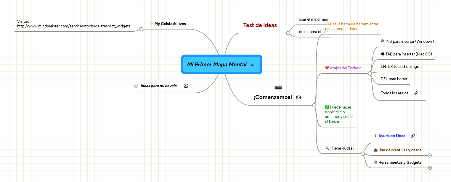Mi Primer Mapa Mental | MindMeister Mapa Mental