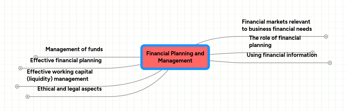 Financial Planning and Management | MindMeister Mind map