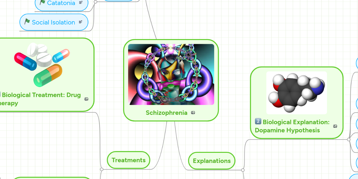 Schizophrenia | MindMeister Mind Map