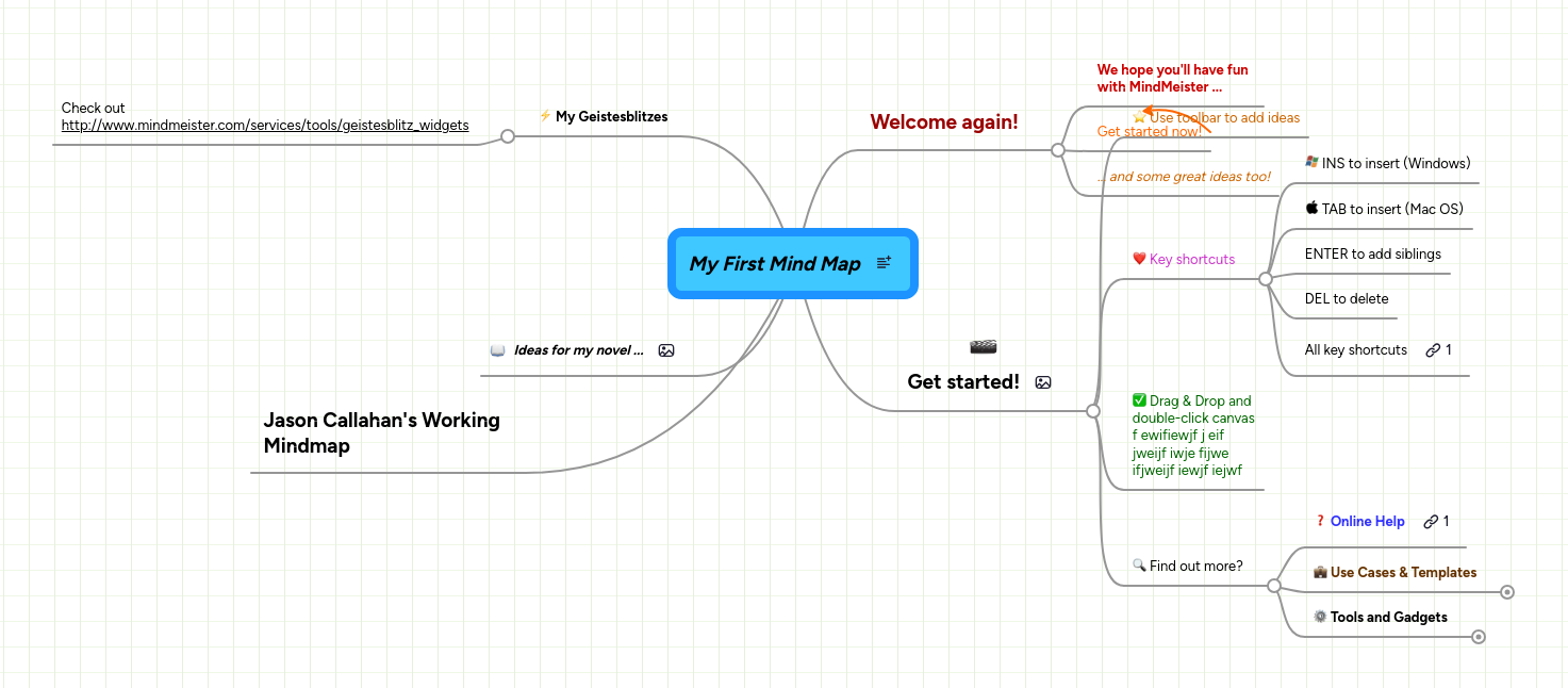 My First Mind Map | MindMeister Mind map