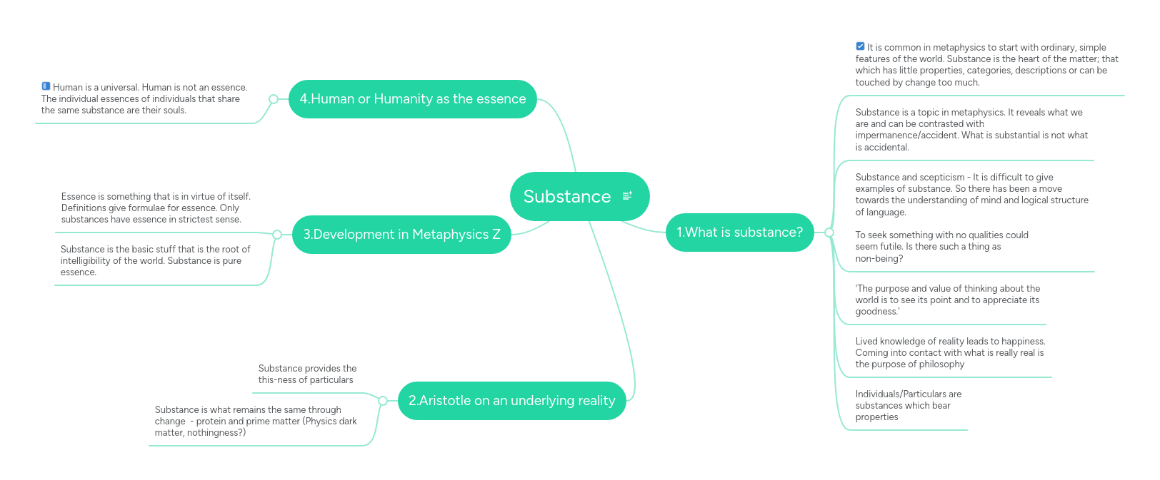 Substance | MindMeister Mind Map