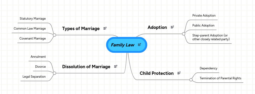 Family Law | MindMeister Mind map