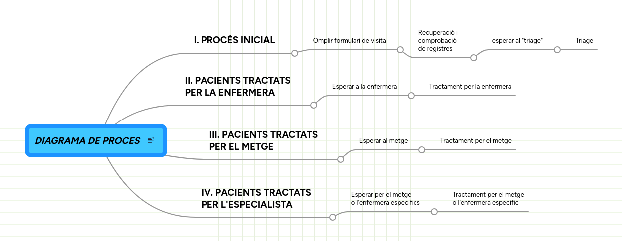DIAGRAMA DE PROCES | MindMeister Mind map