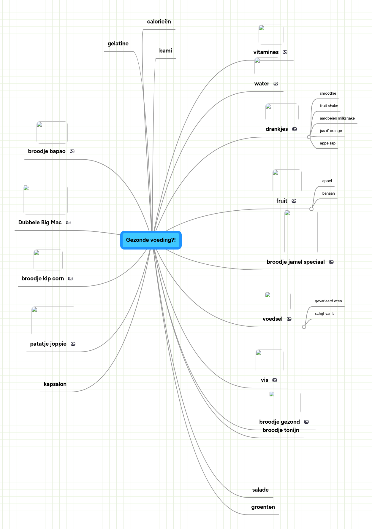 Gezonde voeding?! | MindMeister Mindmap