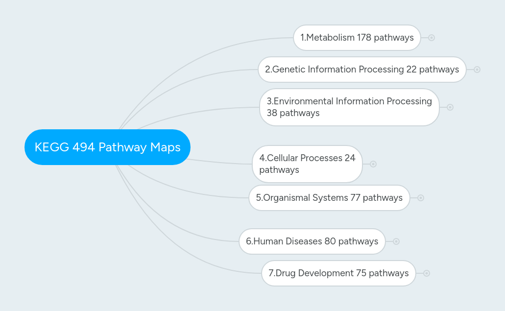KEGG 494 Pathway Maps | MindMeister Mind Map