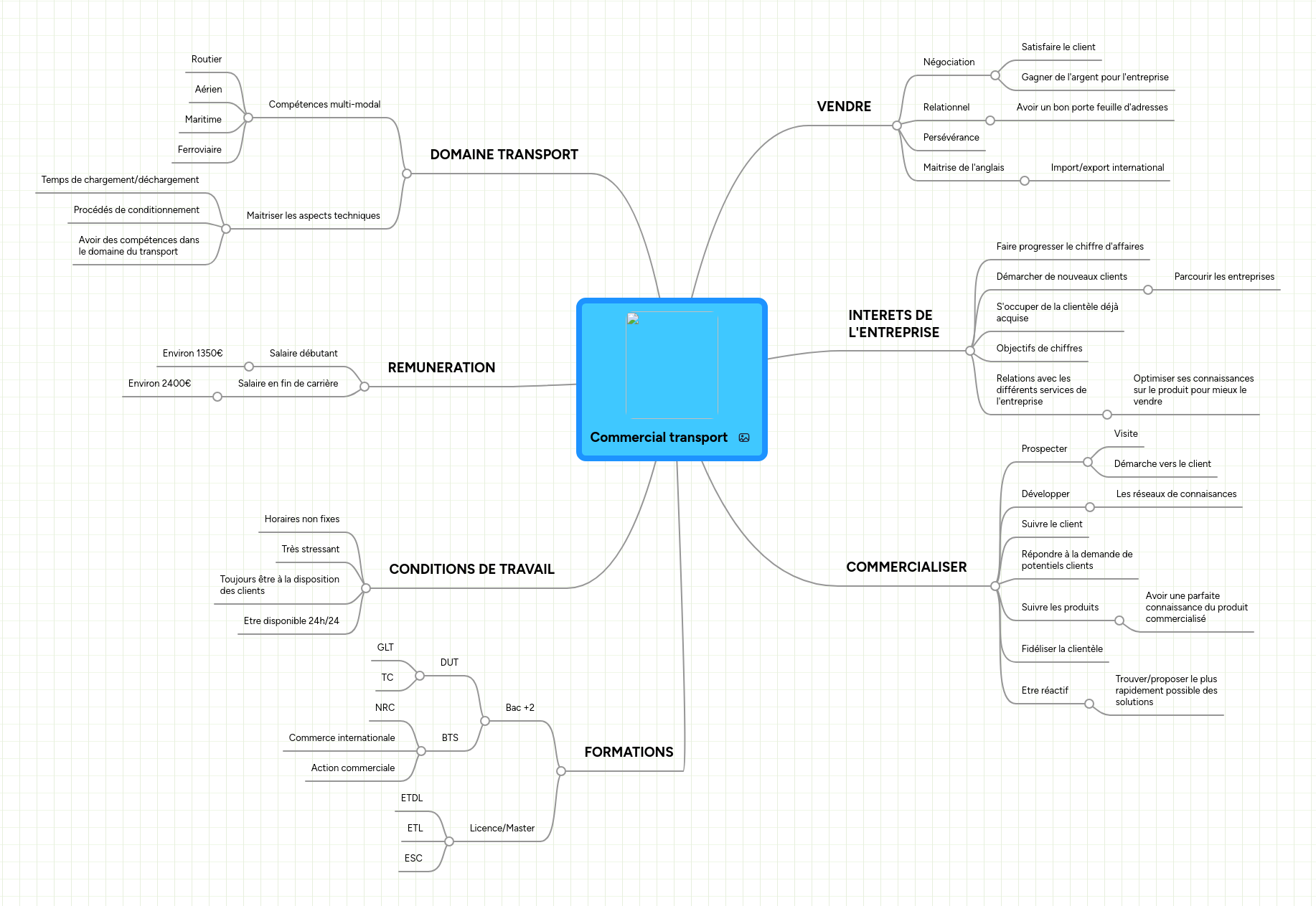 Commercial transport | MindMeister Carte mentale