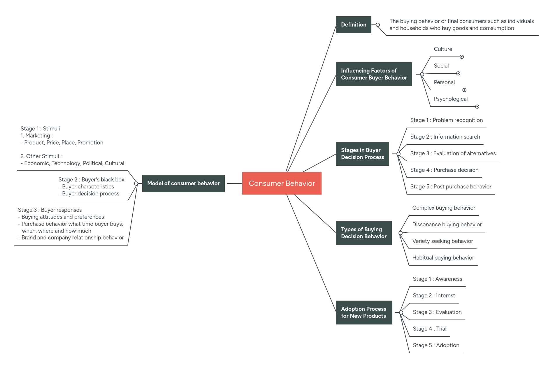 Consumer Behavior | MindMeister Mind map
