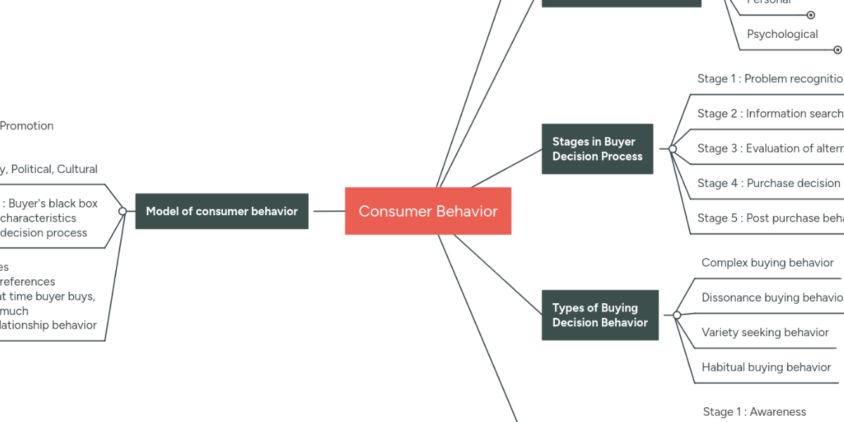 Consumer Behavior | MindMeister Mind Map
