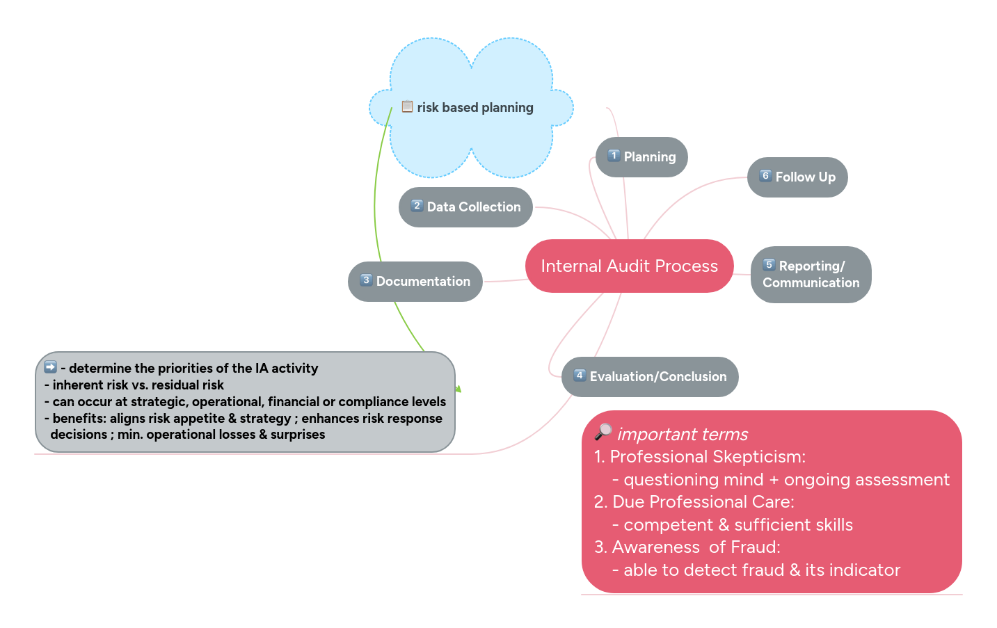 Internal Audit Process | MindMeister Mind map