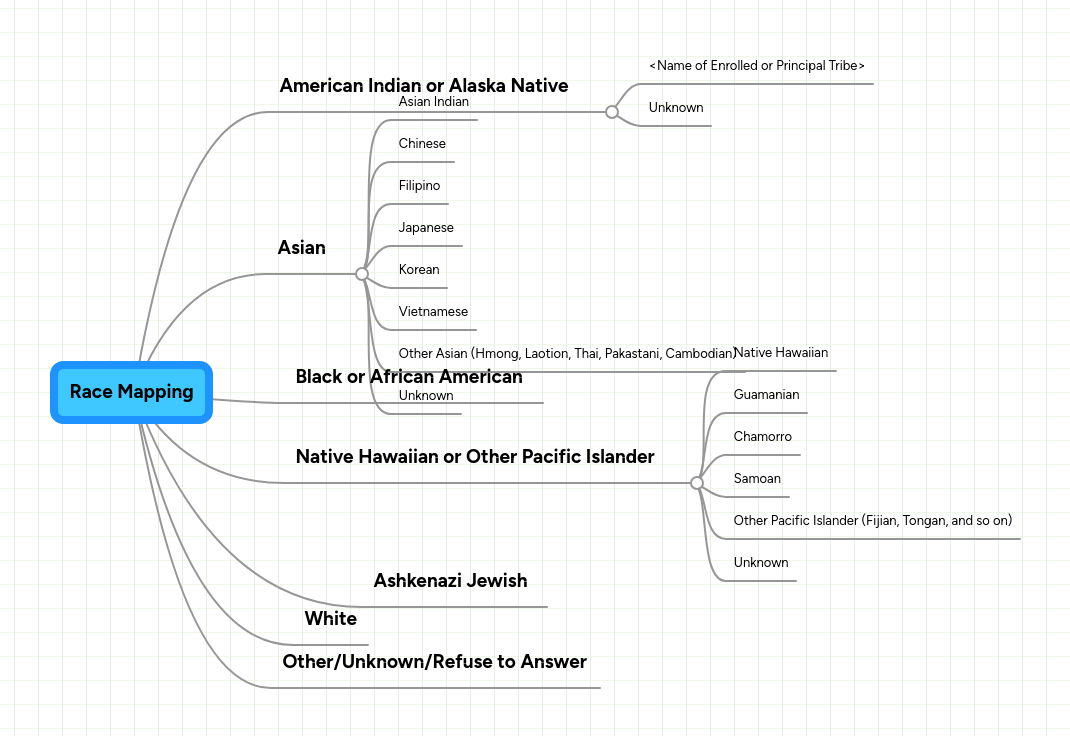 Race Mapping | MindMeister Mind map