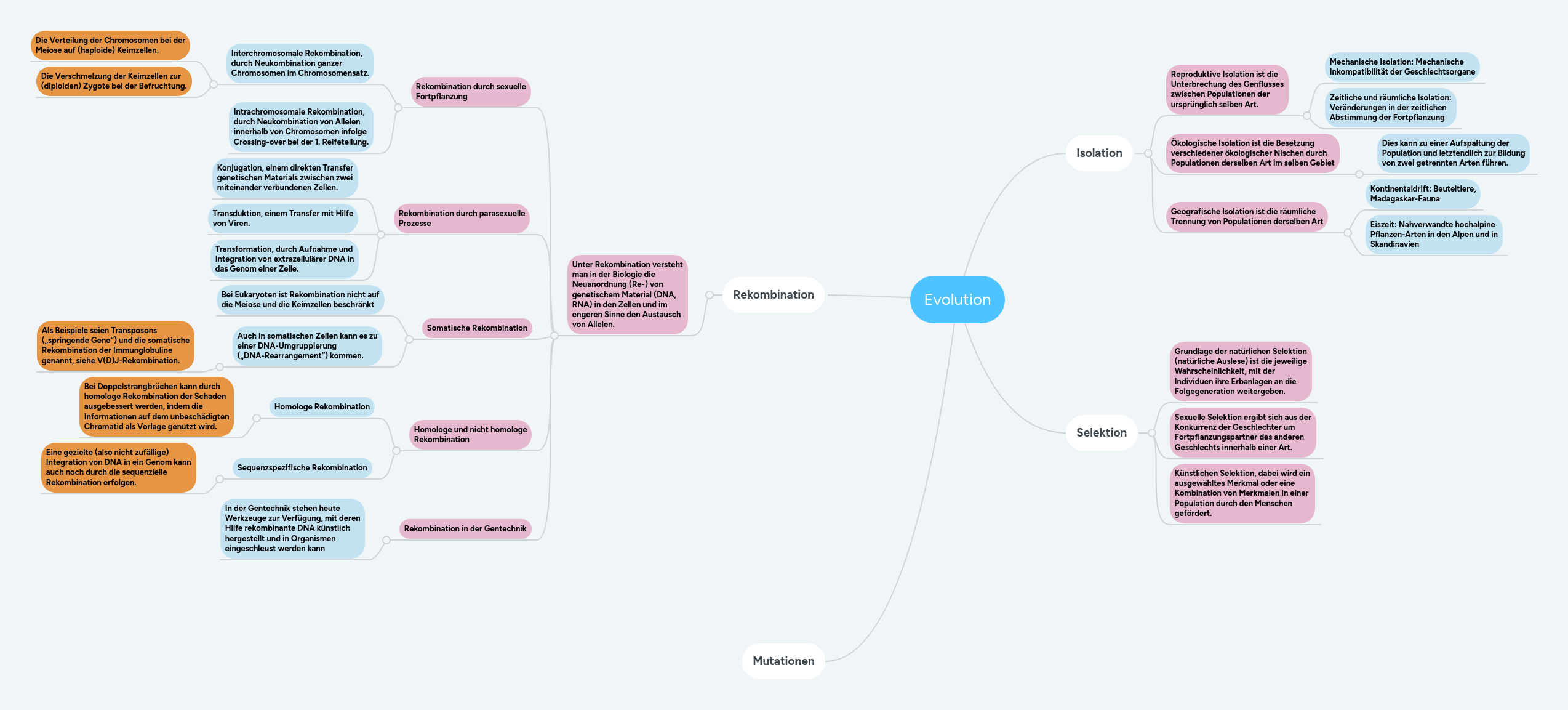 Evolution | MindMeister Mindmap