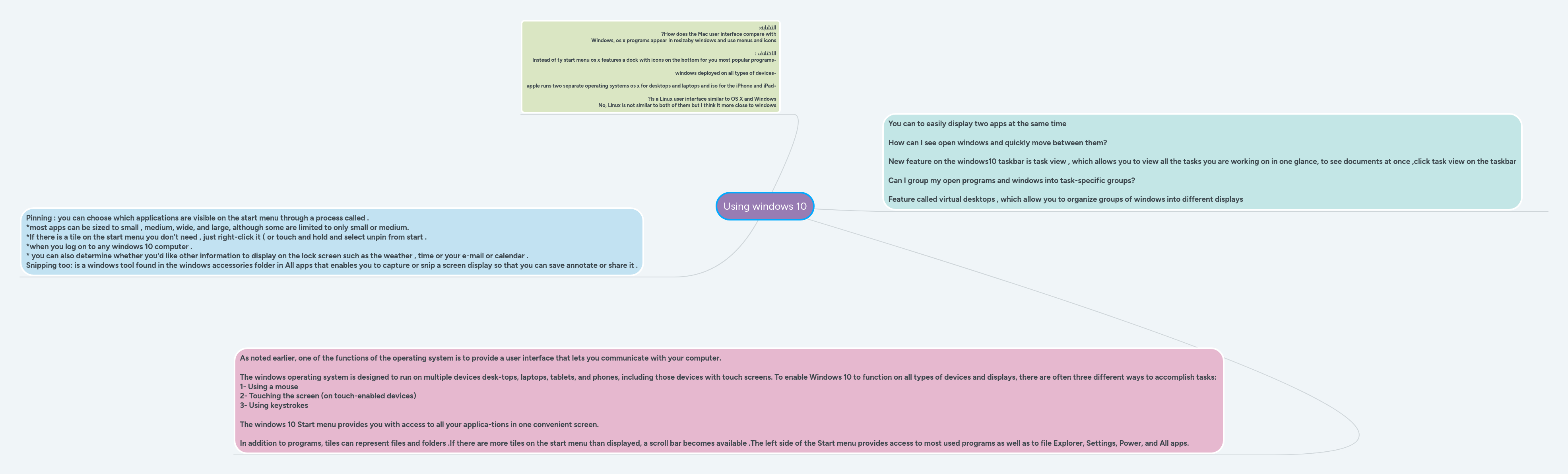 Using windows 10 | MindMeister Mind Map