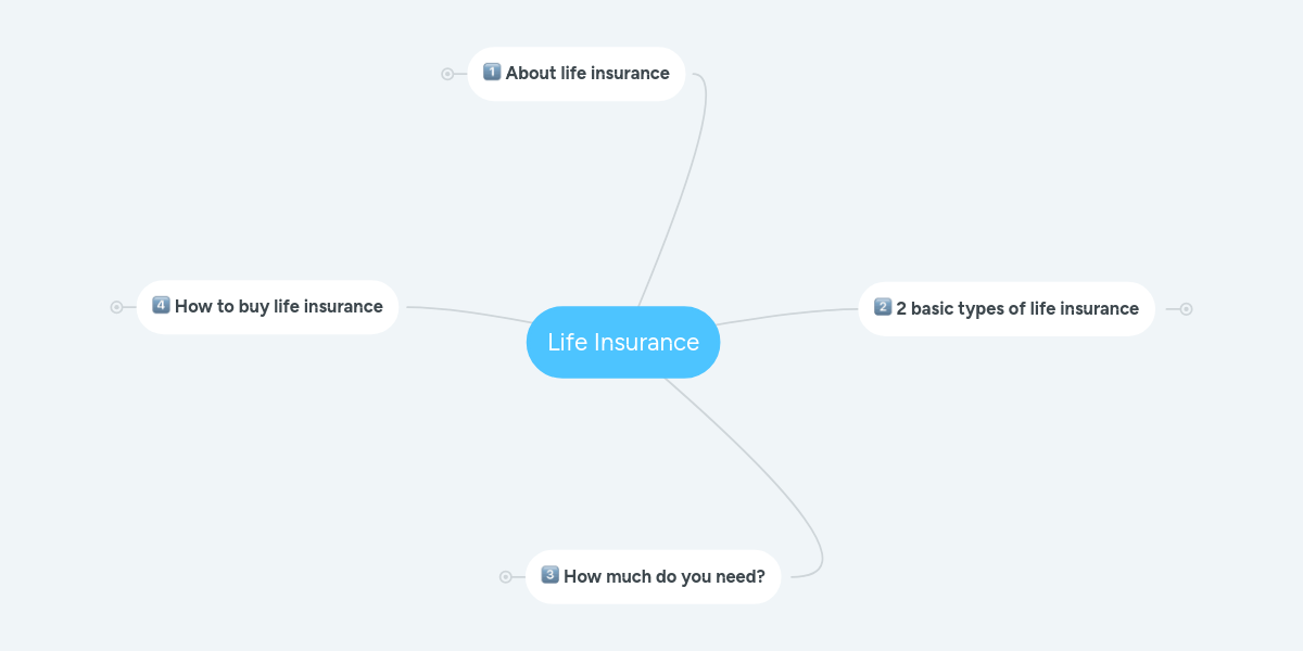 Life Insurance | MindMeister Mind Map