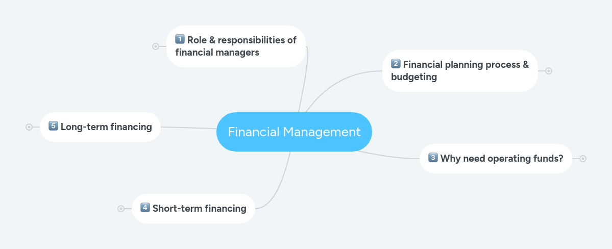 Financial Management | MindMeister Mind map