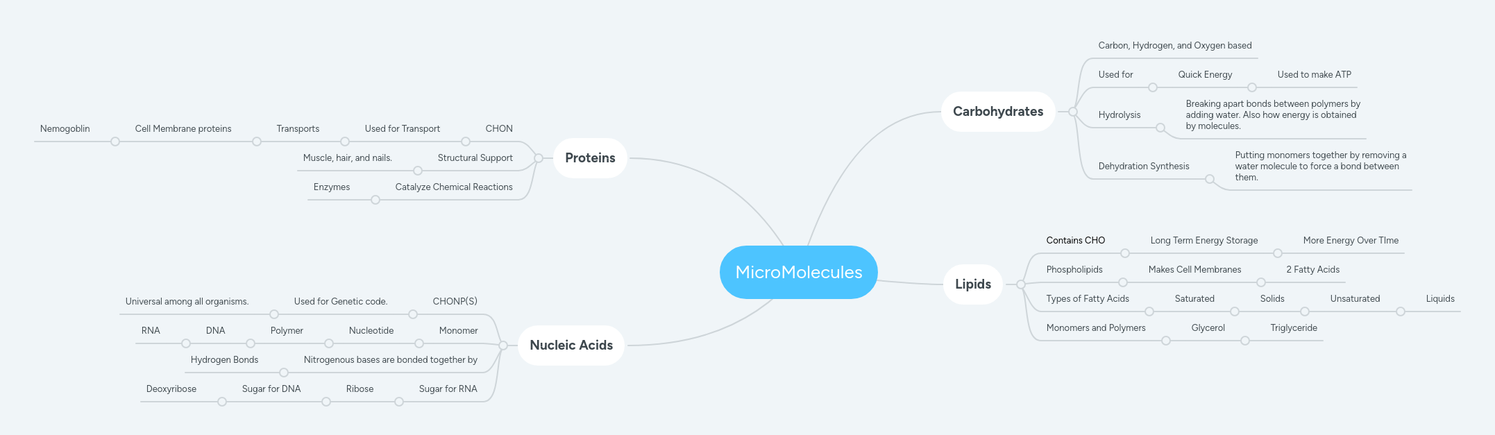 MicroMolecules | MindMeister Mind Map